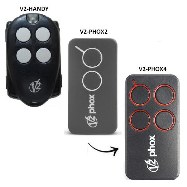 V2-HANDY & V2-PHOX2 Πομποί ανταλάξιμοι με V2-PHOX4